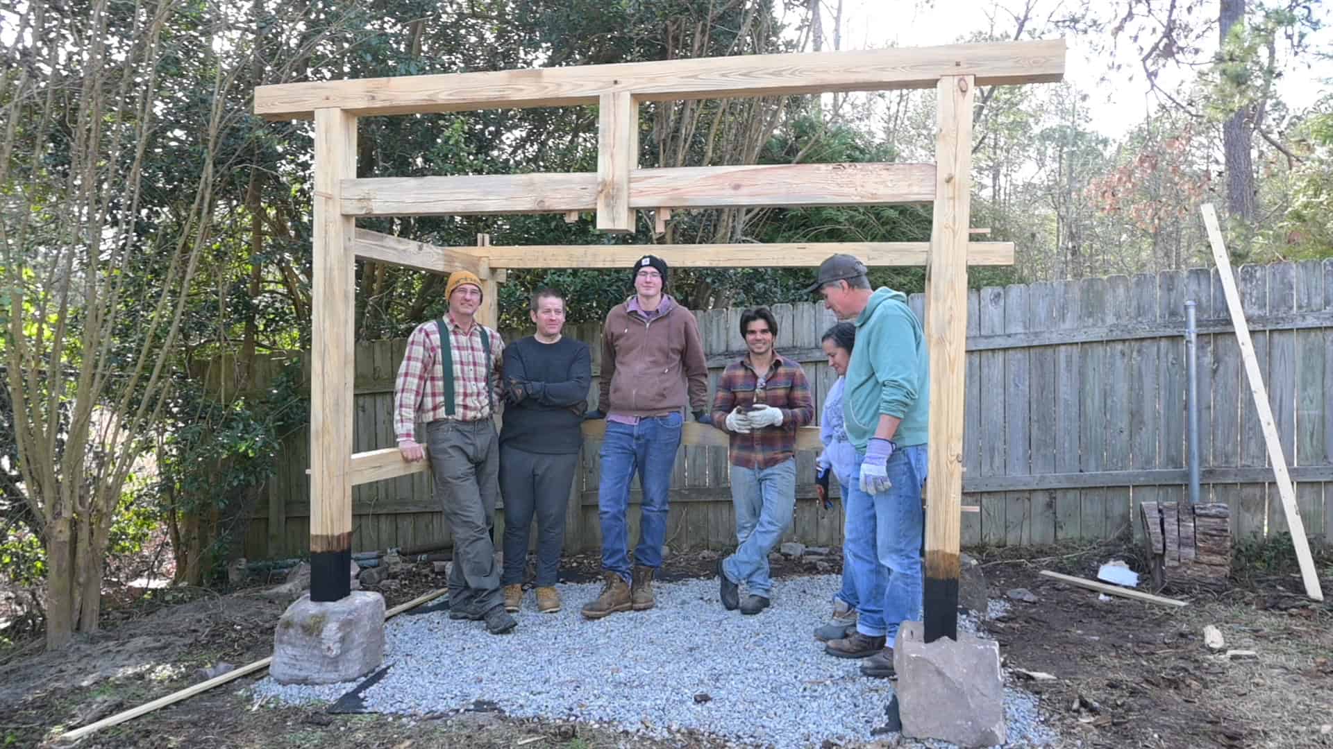 Timber Framing Classes in South Carolina - Together Time Family