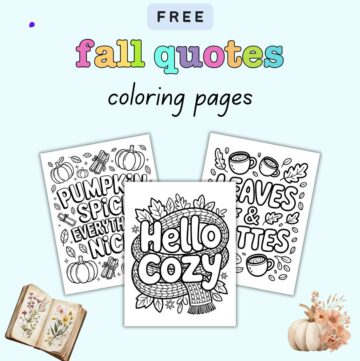 Cute Fall Quotes Coloring Pages - Together Time Family